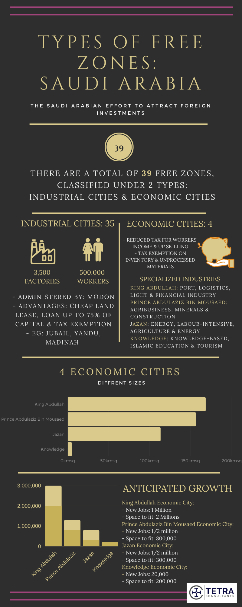 Saudi Arabia Economic Zones: Which to choose? | Tetra Consultants