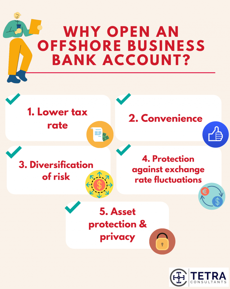 5 Reasons To Open Offshore Business Bank Account | Tetra Consultants