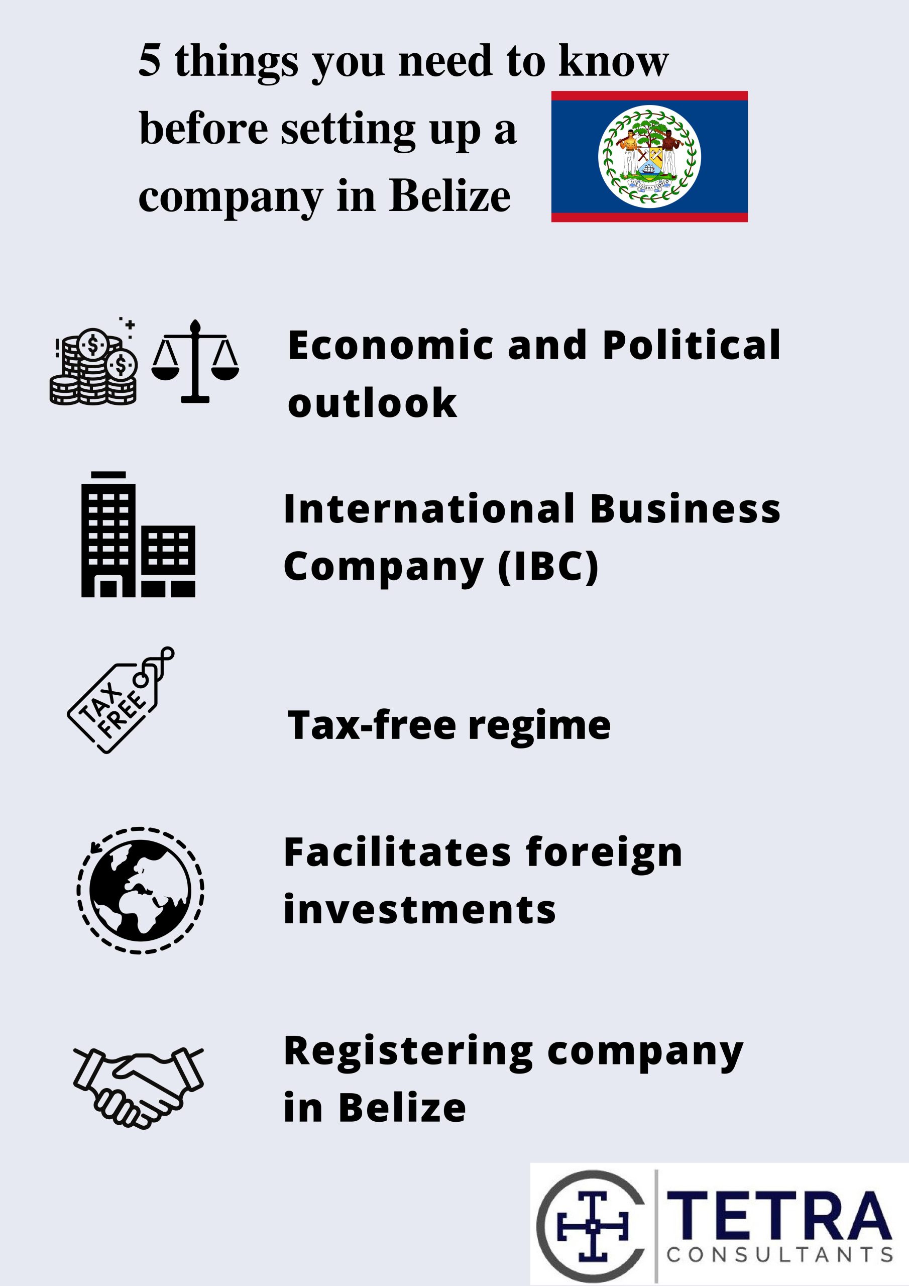 5 Things To Know Before You Open a Company in Belize