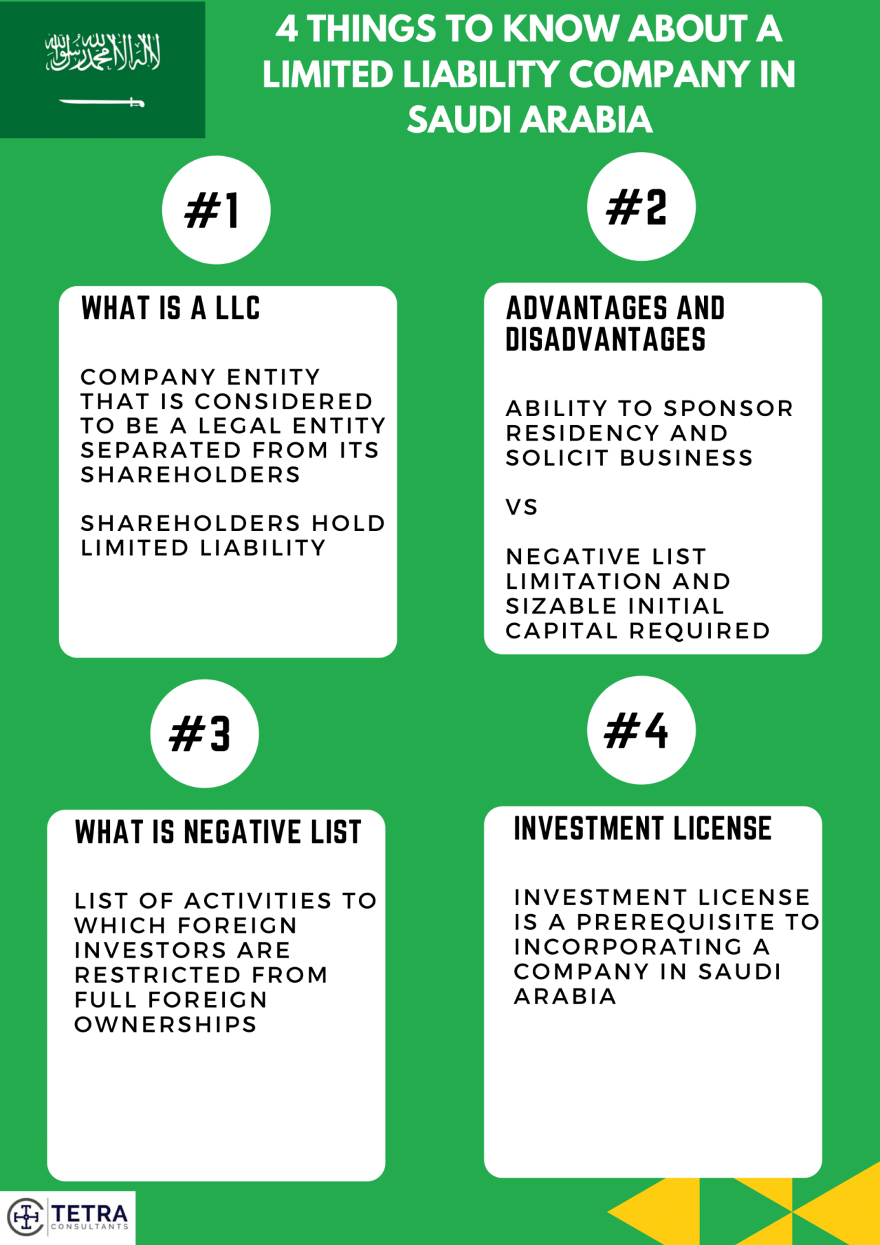 4 Things to Know About a Limited Liability Company in Saudi Arabia