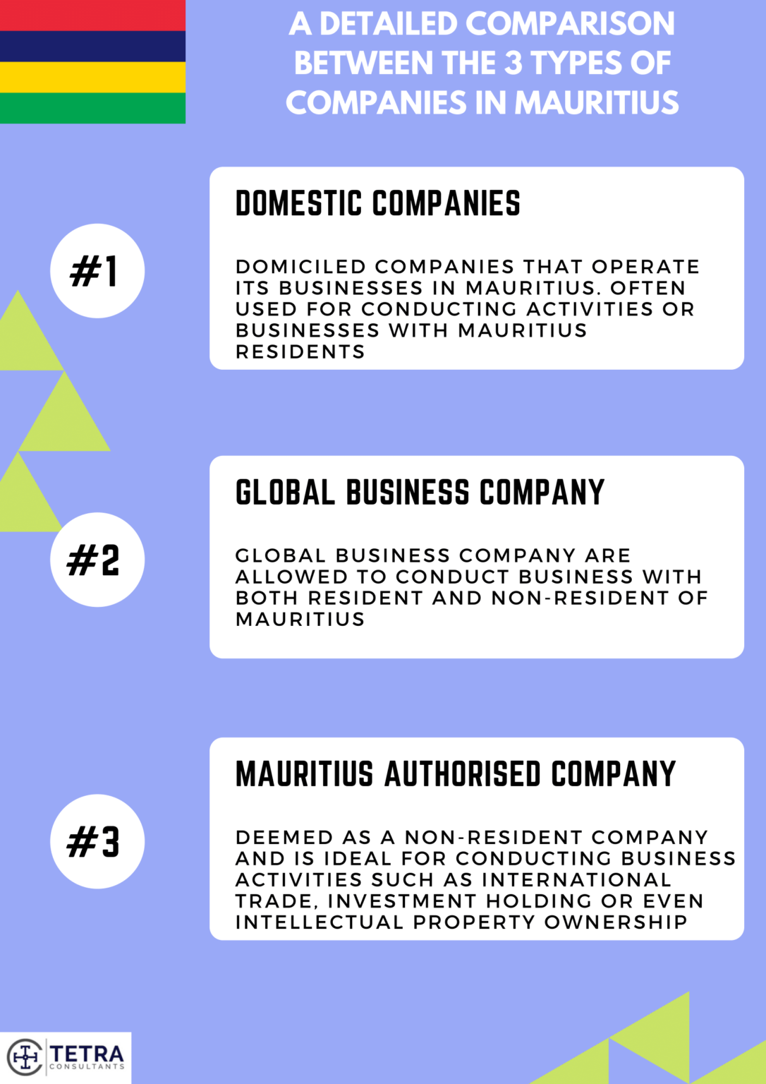 A Detailed Comparison Between the 3 Types of Companies in Mauritius